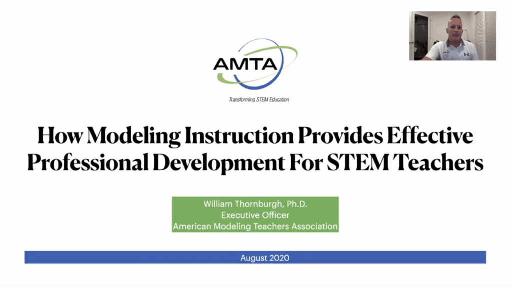 How Modeling Instruction Provides Effective Professional Development ...